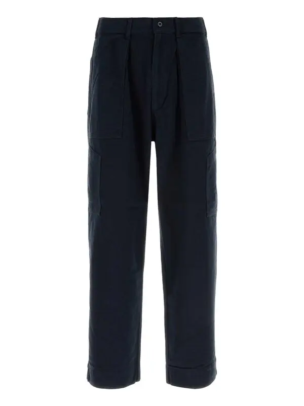Nanamica Twill Cargo Pants With Silk Lining - Blue