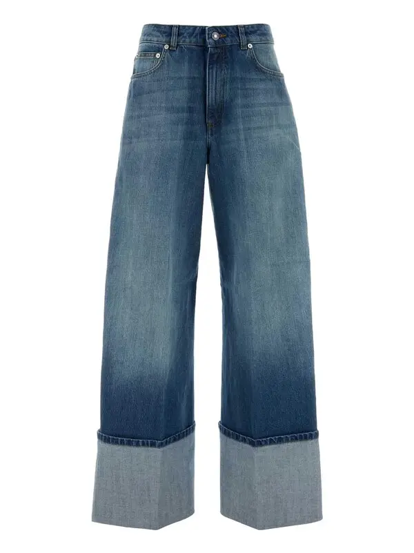 Givenchy Wide-leg Denim Jeans - Light Blue