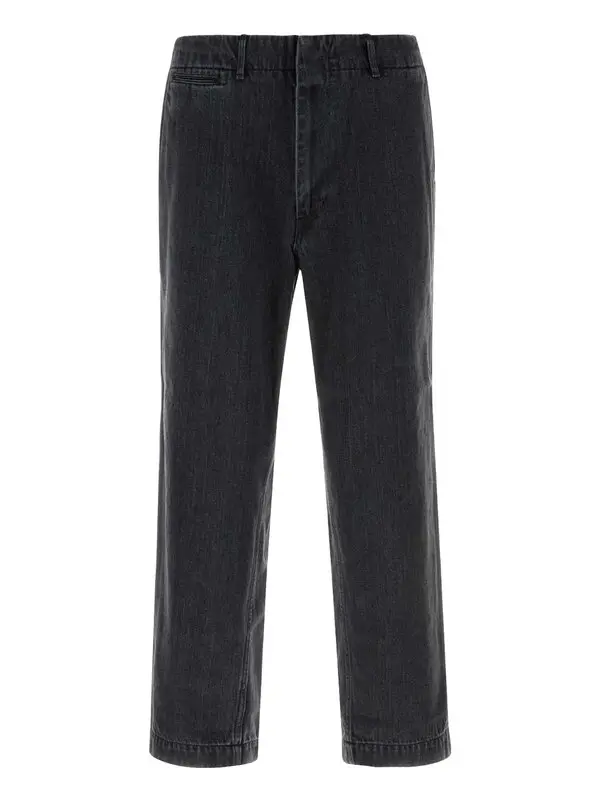 Nanamica Cotton-polyester Denim Jeans With Viscose Lining - Black