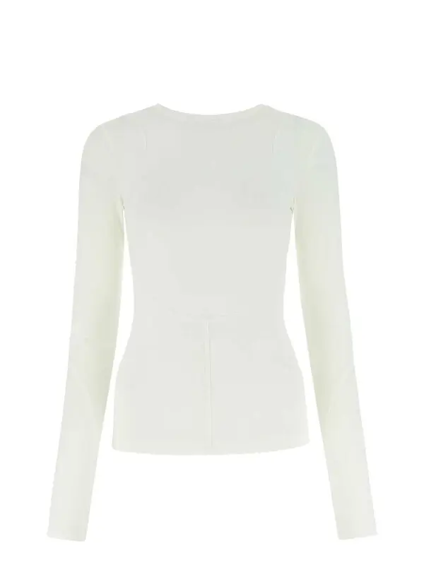 Givenchy Stretch Nylon Long Sleeve Top - White