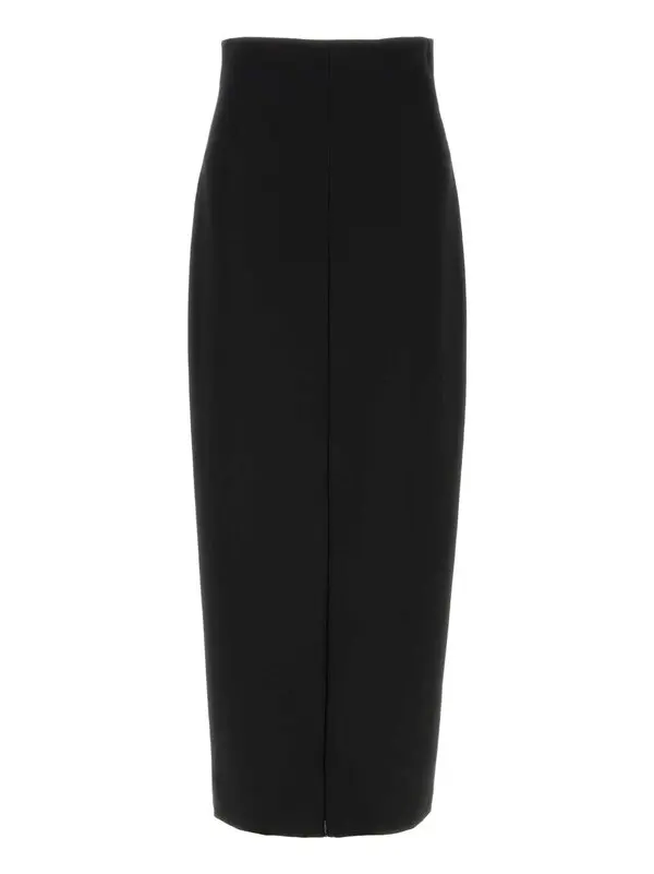 THE ROW Wool Iphora Skirt - Black