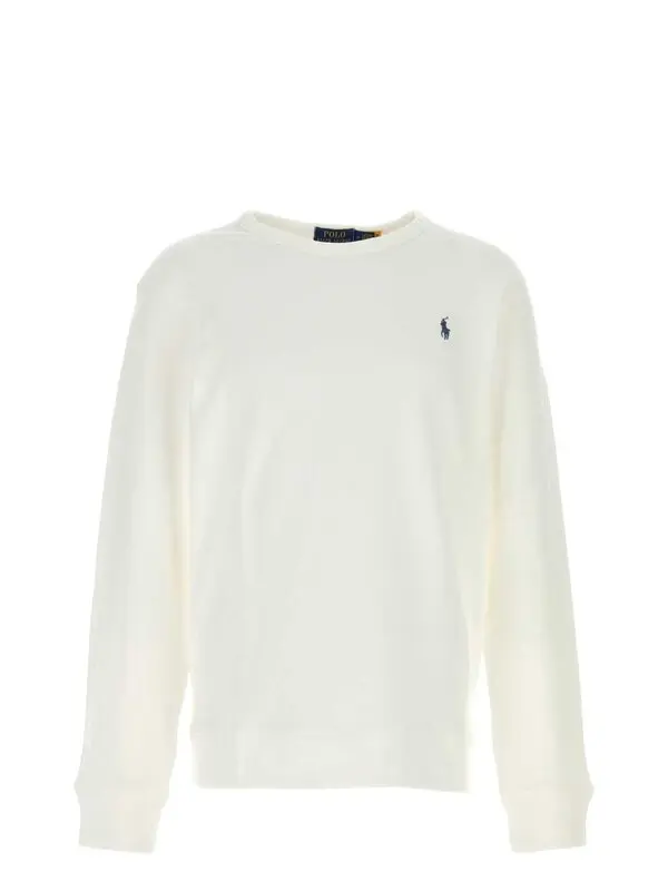 Polo Ralph Lauren Cotton Bleached Sweatshirt - White