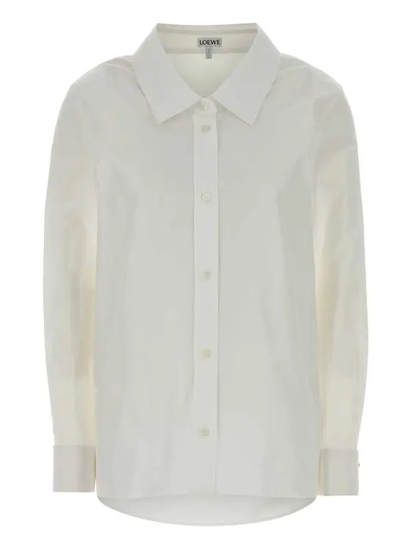 Loewe Poplin Shirt - White
