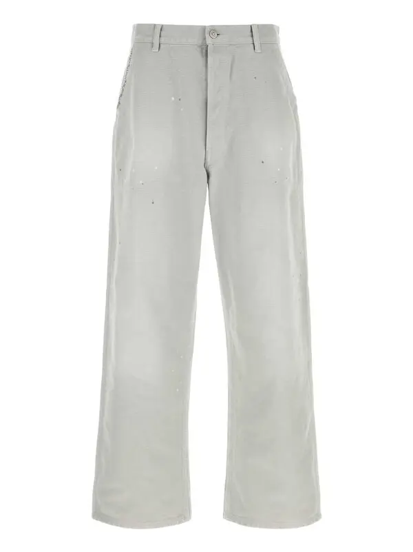 MAISON MARGIELA Lightweight Cotton Trousers - Grey