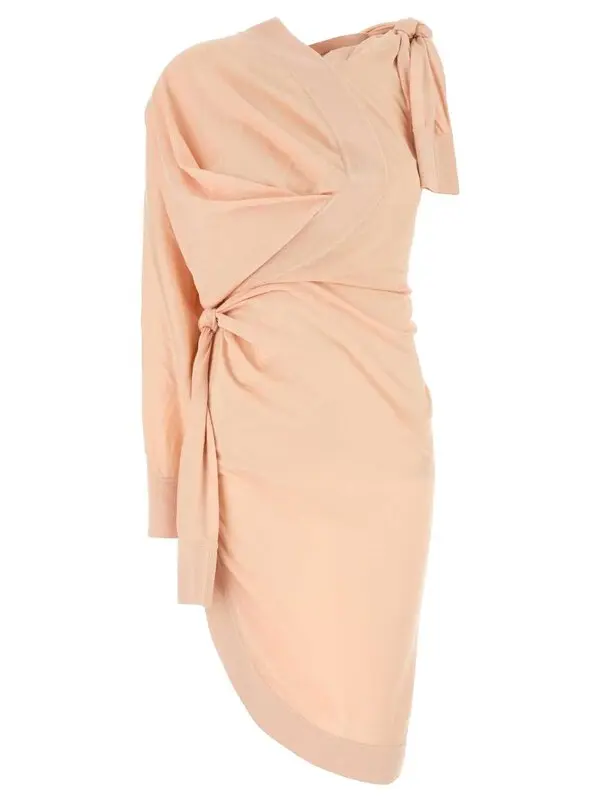 FERRAGAMO Cotton-blend Mini Dress - Pink