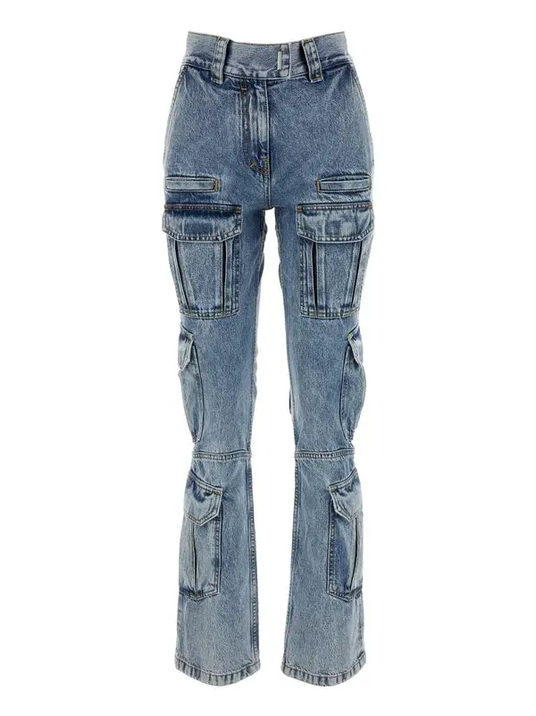 Givenchy Denim Cargo Jeans For - Blue