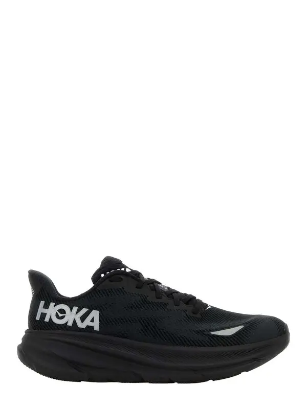 Hoka One One Waterproof Gore-tex Clifton 9 Sneaker For - Black