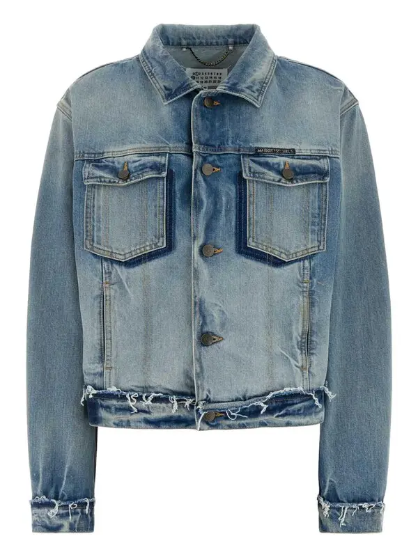 MAISON MARGIELA Denim Trucker Jacket - Blue