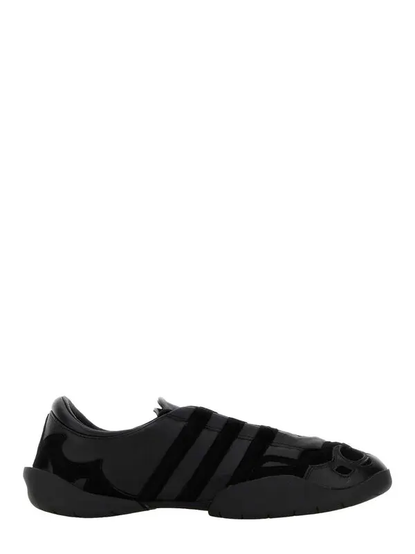 Y-3 YOHJI YAMAMOTO ADIDAS Y-3 Yamamoto Y-style Leather Sneaker - Black