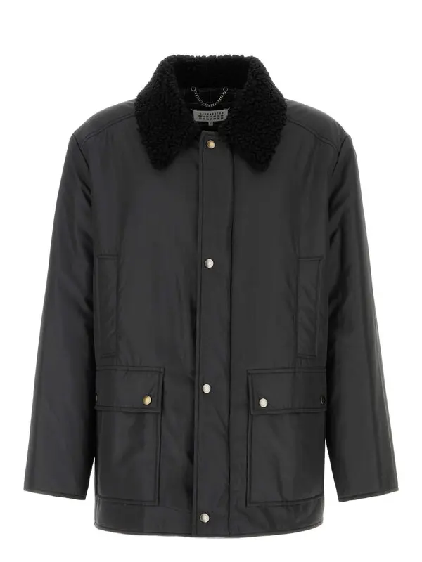 MAISON MARGIELA Padded Jacket With Virgin Wool Lining - Grey