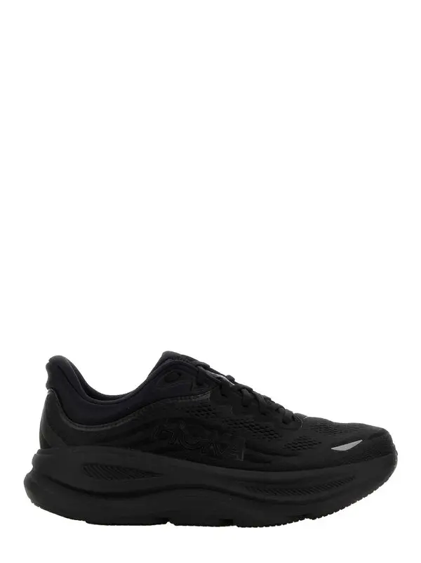 Hoka One One Bondi 9 Mesh Sneakers - Black