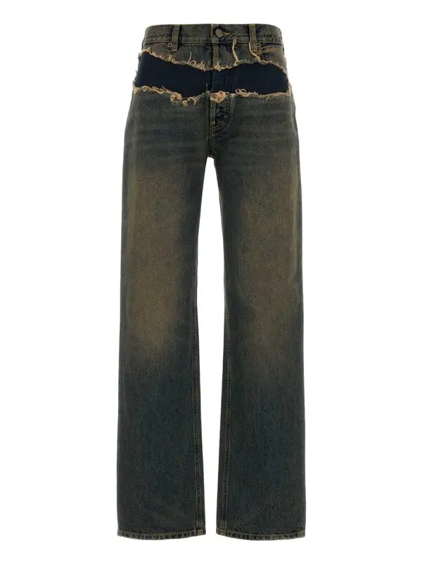 MAISON MARGIELA Light Wash Denim Jeans - Blue