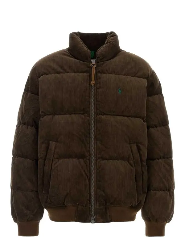 Polo Ralph Lauren Corduroy Down Jacket - Brown