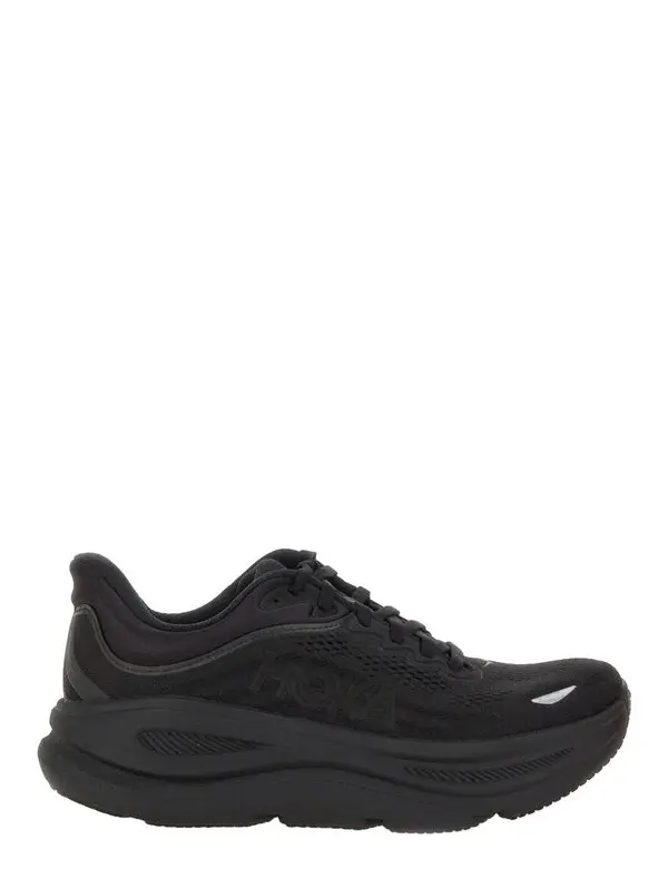 Hoka One One Bondi 9 Fabric Sneakers - Black