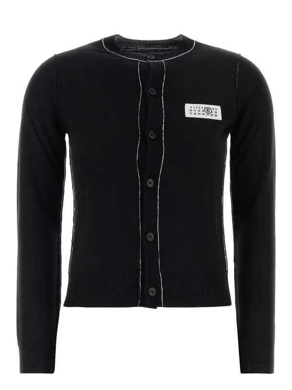 MAISON MARGIELA Wool-blend Cardigan - Black