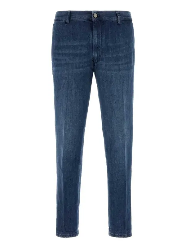 PT TORINO Cotton-linen Blend Denim Jeans - Blue