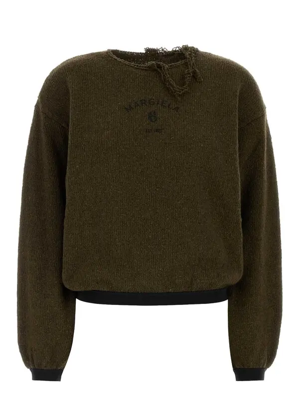 MAISON MARGIELA Mohair-blend Sweater - Green