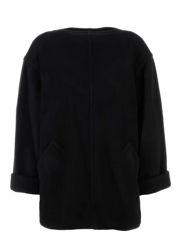 MAISON MARGIELA Oversized Wool-blend Pullover - Black