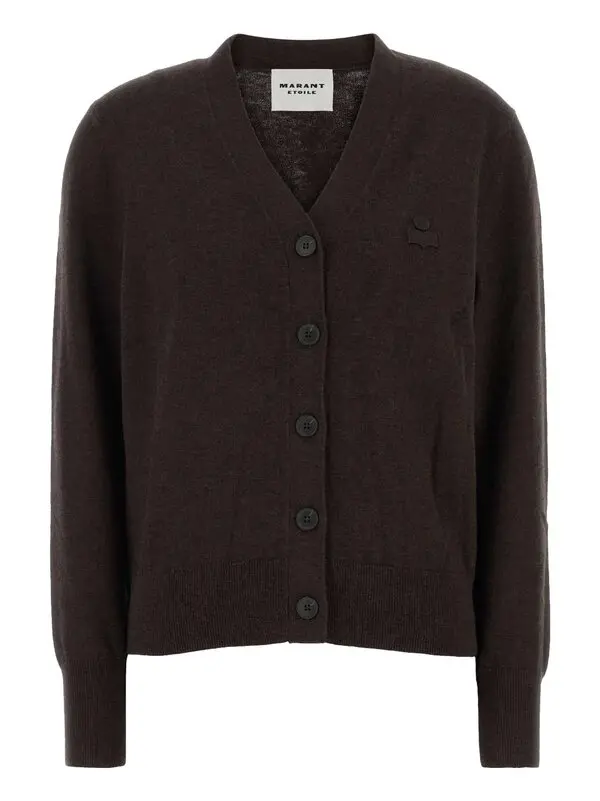 Isabel Marant Étoile Karina Cotton-wool Cardigan - Brown