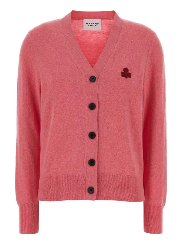 Isabel Marant Étoile Karina Cotton-wool Cardigan - Pink
