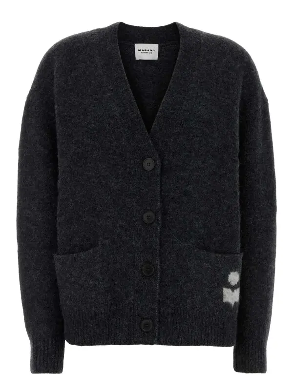 Isabel Marant Étoile Deborah Alpaca-blend Cardigan - Grey