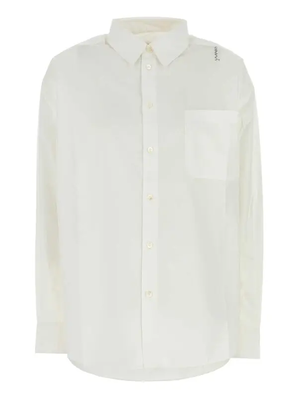 Marni Poplin Shirt - White