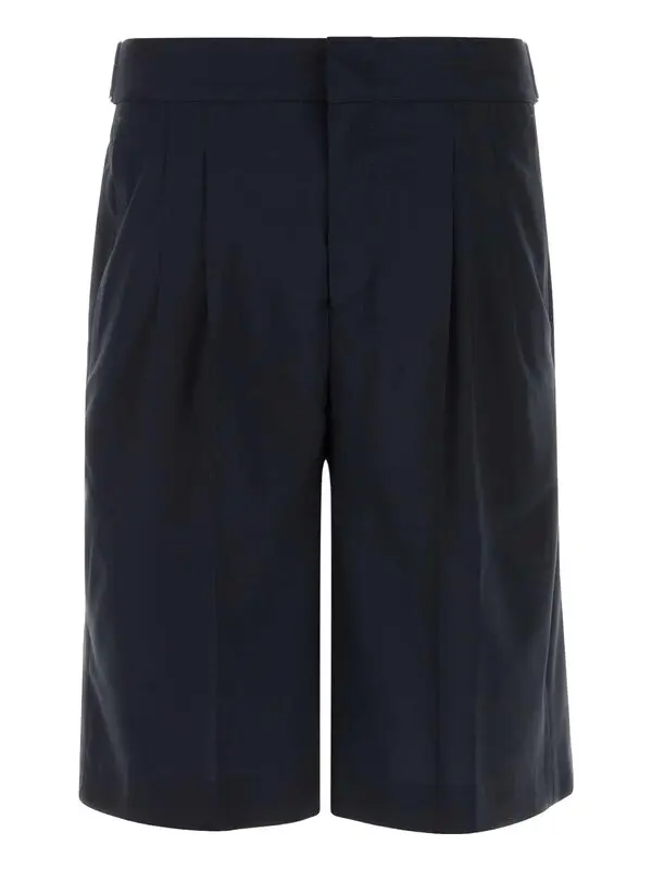 PT TORINO Wool Bermuda Shorts - Blue