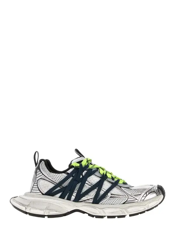 Balenciaga 3xl Mesh And Rubber Sneakers - Multicoloured