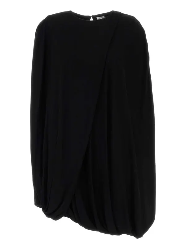 Loewe Viscose T-shirt Dress - Black