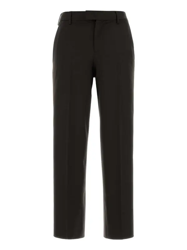 PT TORINO Stretch Wool Tailored Dress Pants - Brown