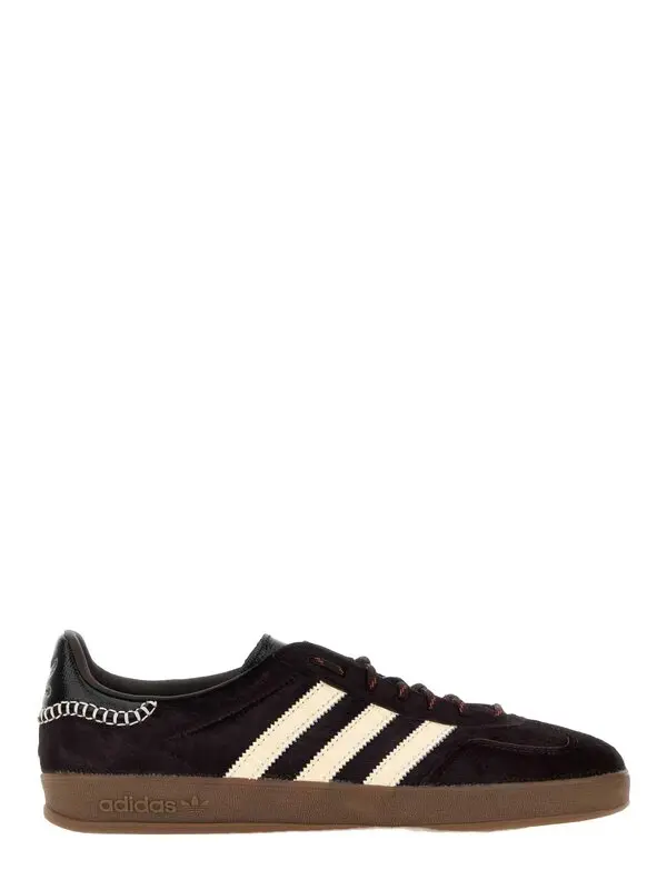 WALES BONNER X ADIDAS Gazelle "hair" Detail Leather Sneakers - Brown