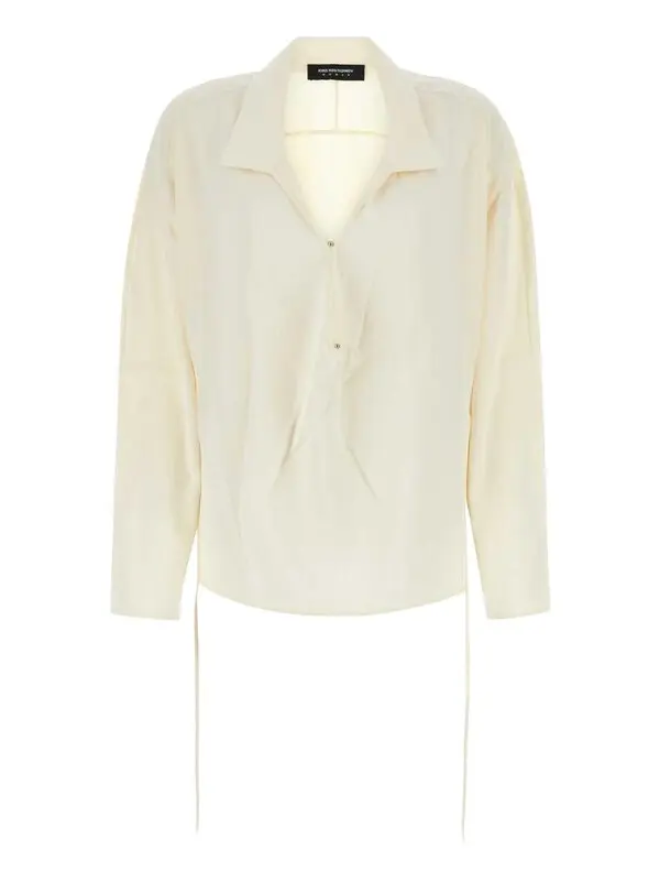KIKO KOSTADINOV Satin Button-front Shirt - White