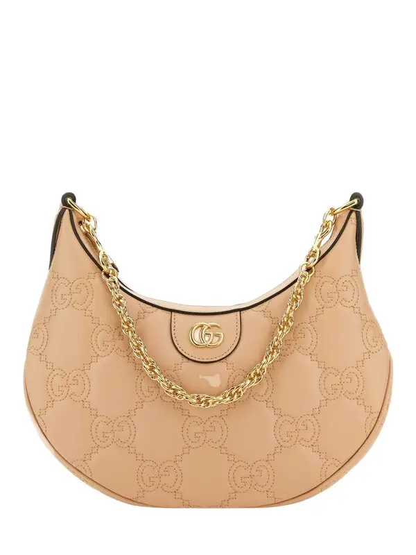 Gucci Small Gg Leather Handbag - Pink
