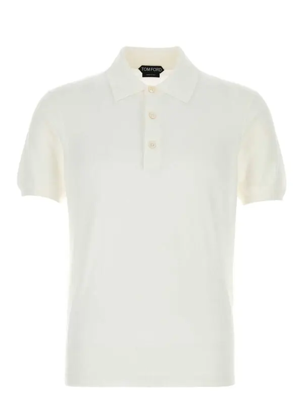 TOM FORD Cotton Polo Shirt - White