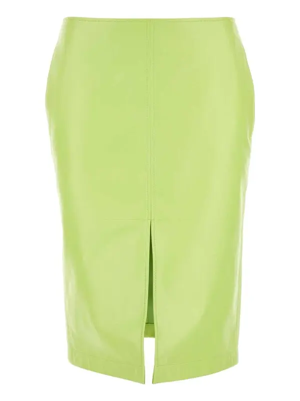 Bottega Veneta Shearling Mini Skirt - Yellow