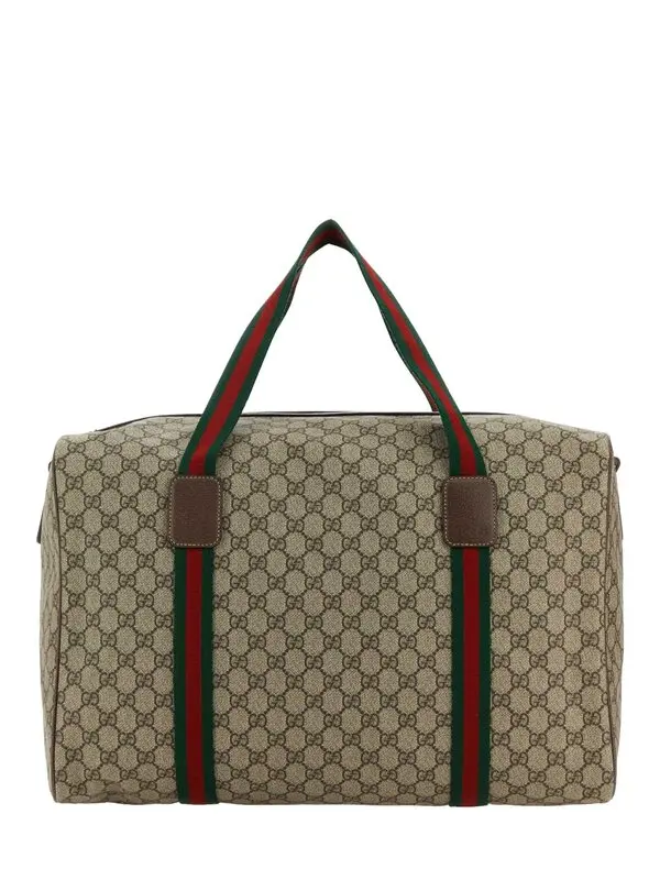 Gucci Gg Supreme Monogram Travel Handbag - Printed