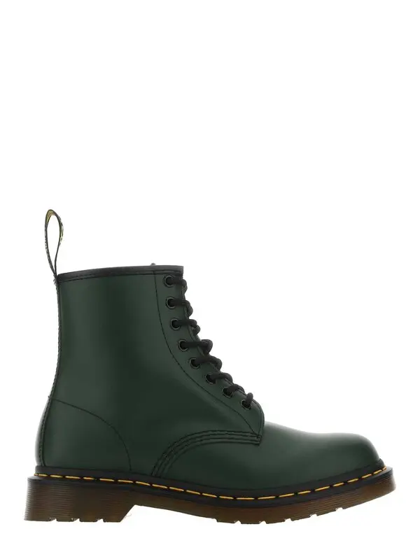 Dr. Martens 1460 Leather Lace-up Ankle Boots - Green