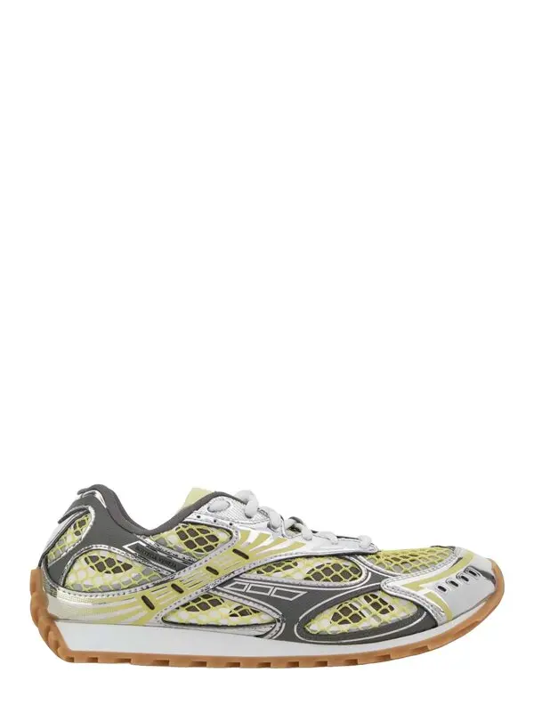 Bottega Veneta Orbit Paneled Fabric & Rubber Sneakers - Multicoloured