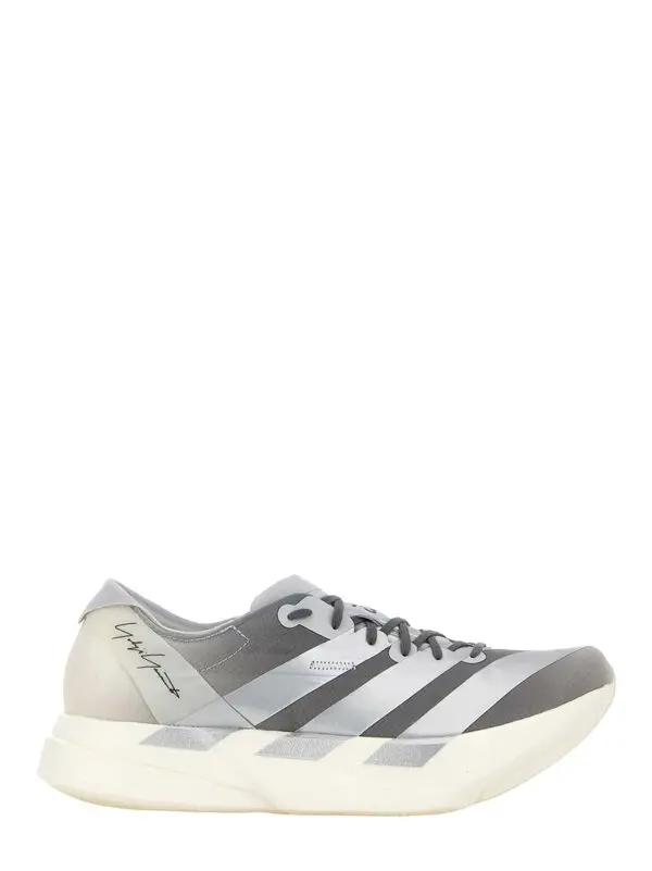 Y-3 YOHJI YAMAMOTO ADIDAS Y-3 Yamamoto Y-style Adios Pro 4 Fabric Sneakers - Grey