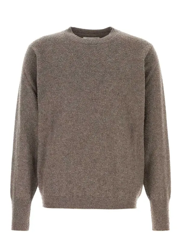MAISON MARGIELA Cashmere Blend Crew Neck Sweater - Brown