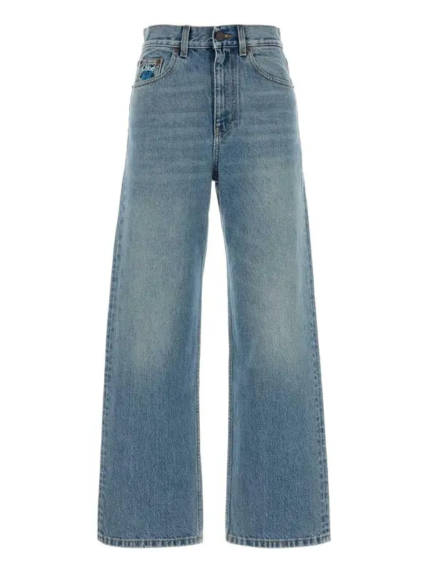 Chloé High Rise Flare Jeans - Blue