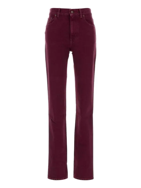 Chloé High Rise Flare Jeans - Purple