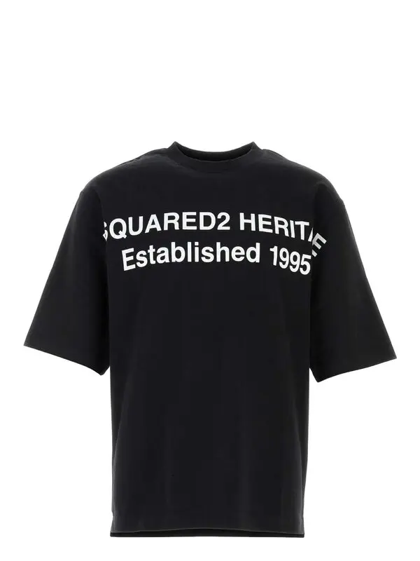 Dsquared2 Oversize Cotton T-shirt - Black