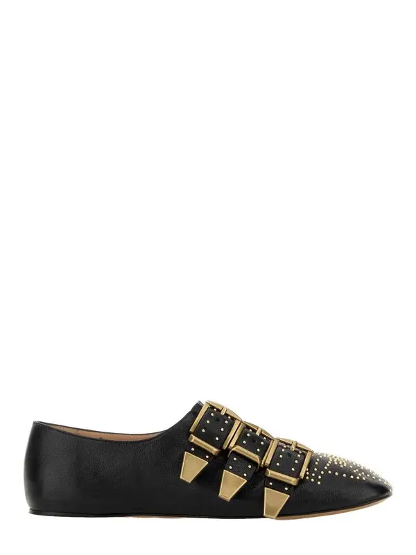 Chloé Susan Leather Ballerinas - Black