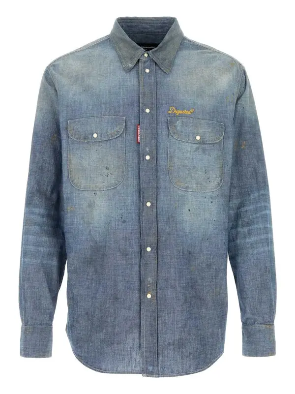 Dsquared2 Denim Shirt - Light Blue