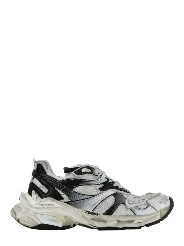 Balenciaga Runner 2 Mesh Low Top Sneakers - White