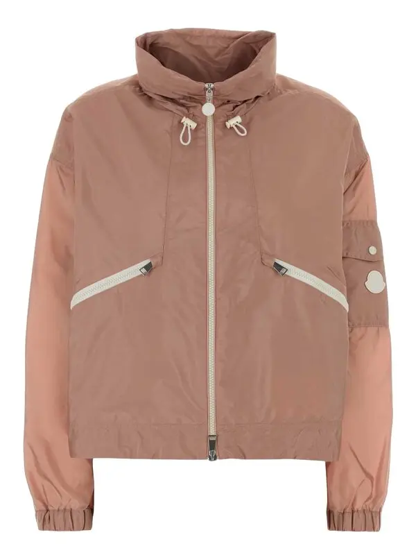 Moncler Marmacy Nylon Windbreaker Jacket - Pink