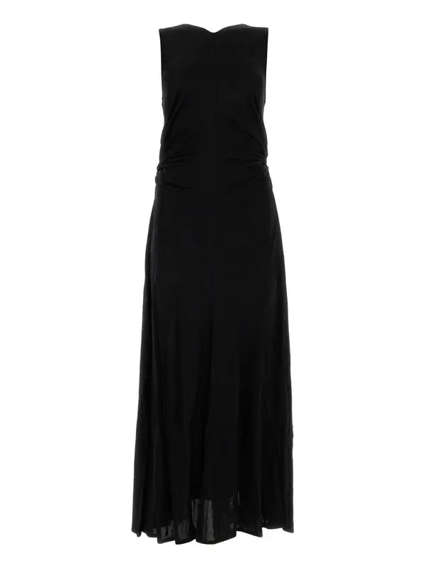 Bottega Veneta Long T-shirt Dress In Viscose - Black