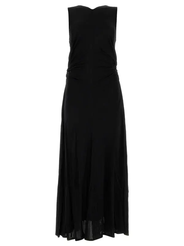 Bottega Veneta Long T-shirt Dress In Viscose - Black