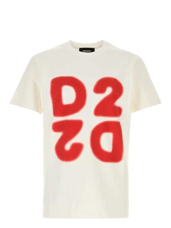 Dsquared2 Cotton Crewneck T-shirt - White